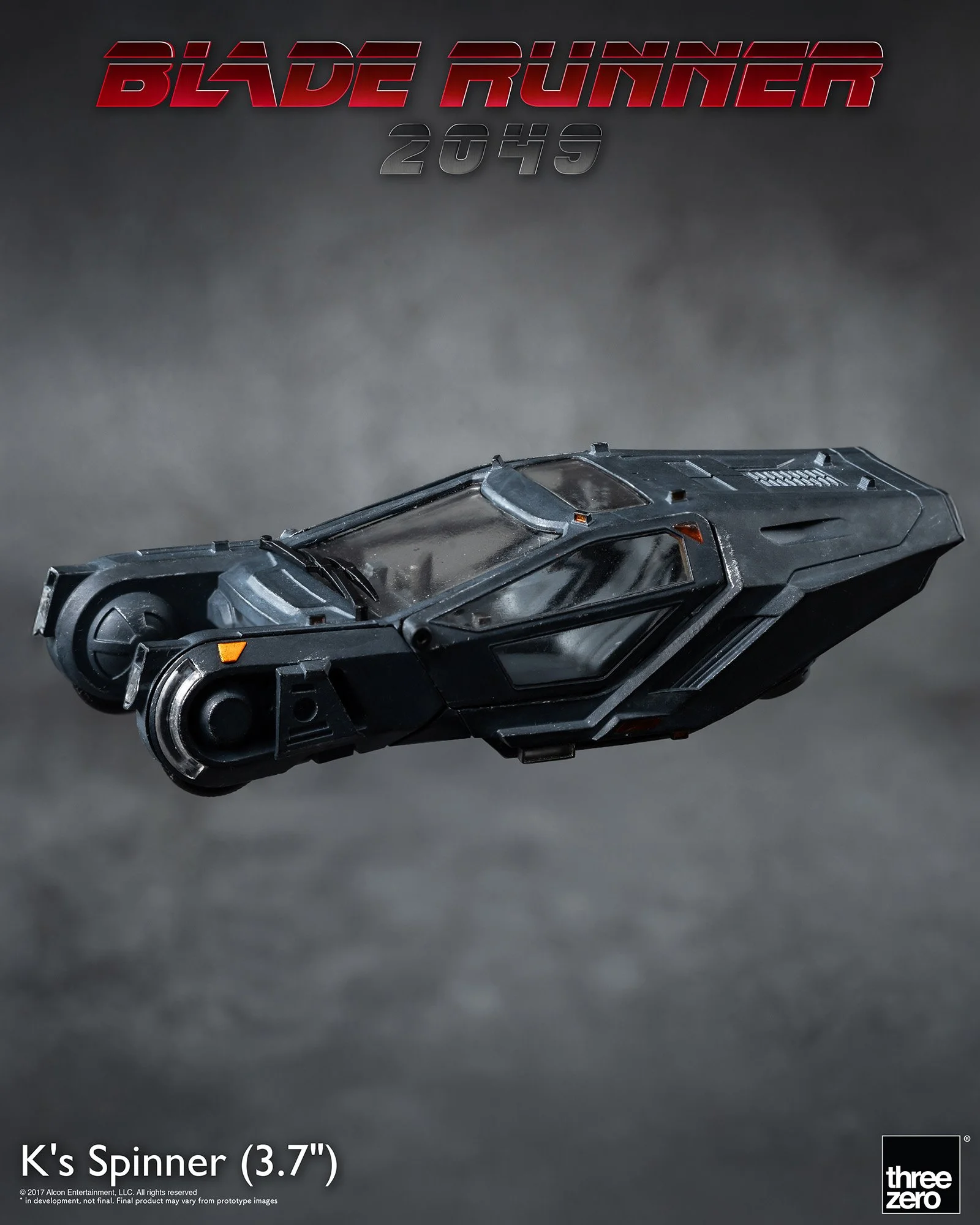 『ブレードランナー 2049』「Kのスピナー（3.7インチ）」が12/26から予約販売開始！ — THREEZERO BLOG JP