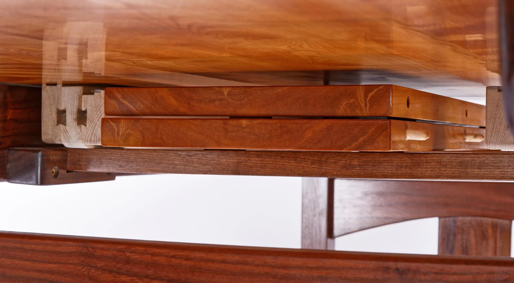 Flamed Birch & Walnut Dining Table — Lohr Woodworking Studio