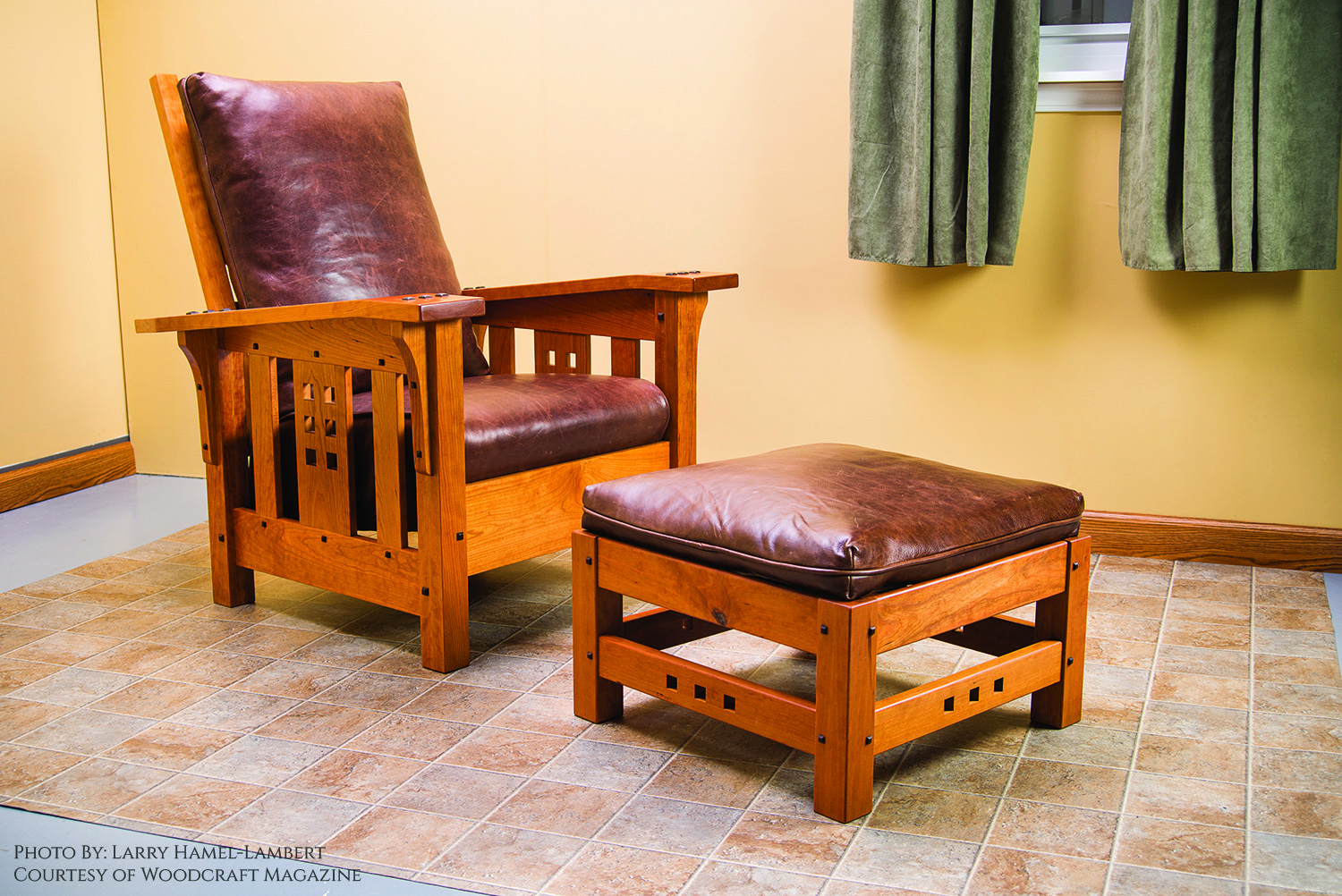 Morris Chair & Ottoman — Lohr Woodworking Studio