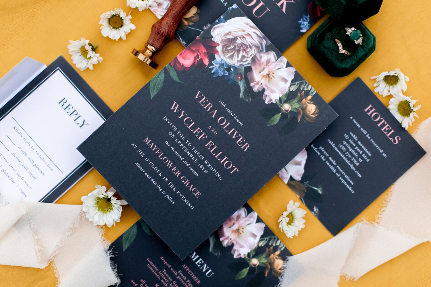 Wedding Invitations: Basic Invite | Vendor Spotlight — Sarah Mattozzi