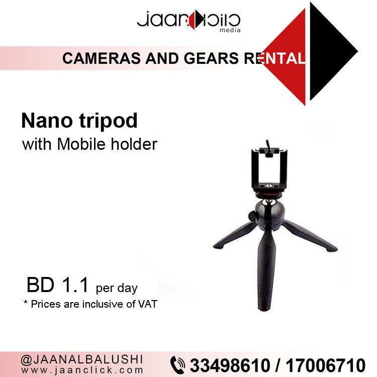 Tripods & stands Rental — JAAN CLICK MEDIA
