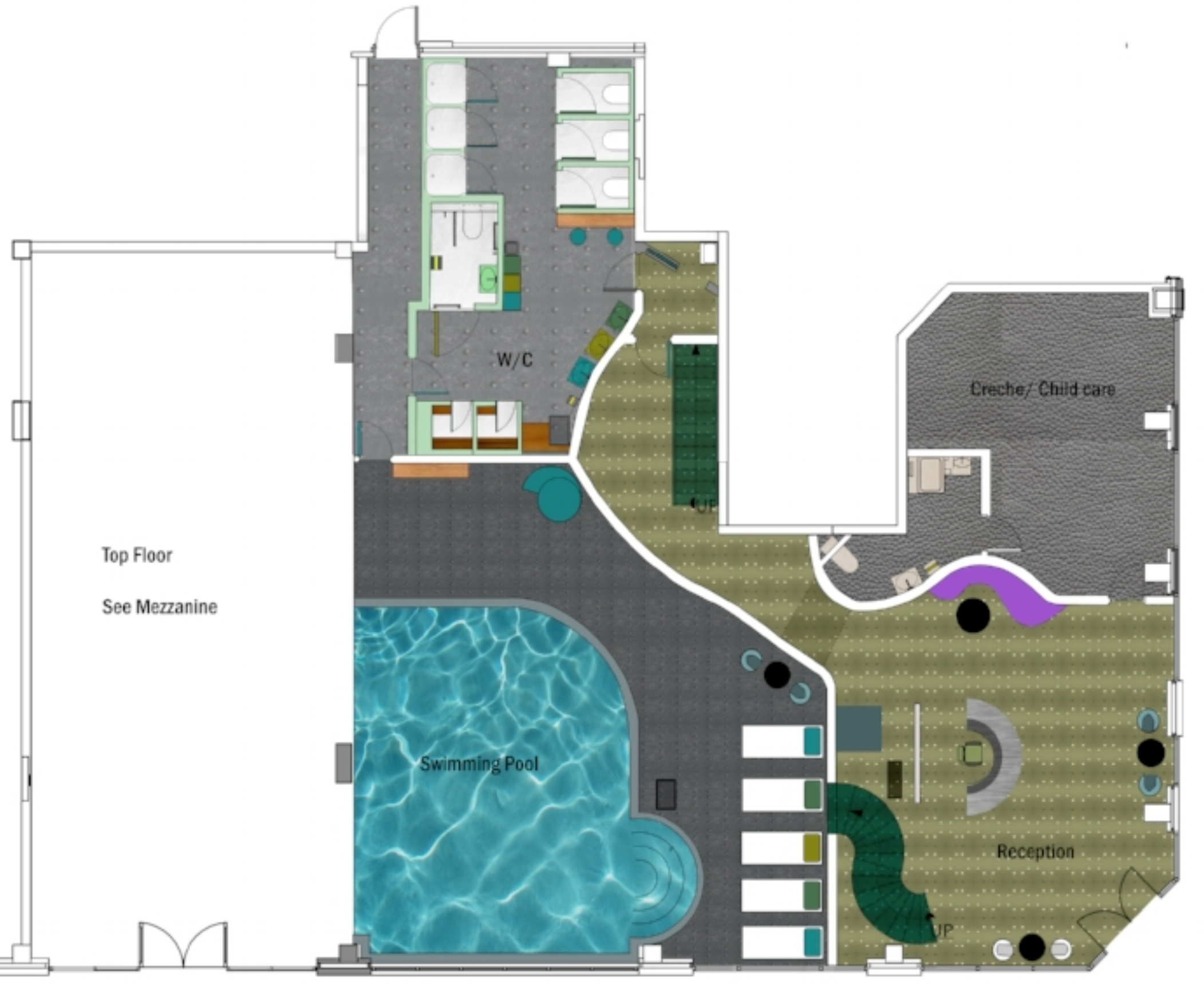 Salon And Spa Floor Plan