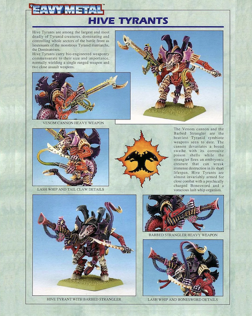 Tyranid Hive Tyrants — Lost Decade Miniatures