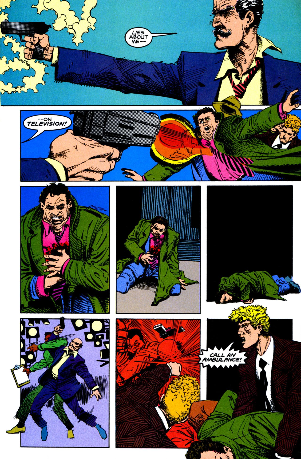 On Comics: "A Dream of Rorschach" in The Question #17 (1988) — The ...