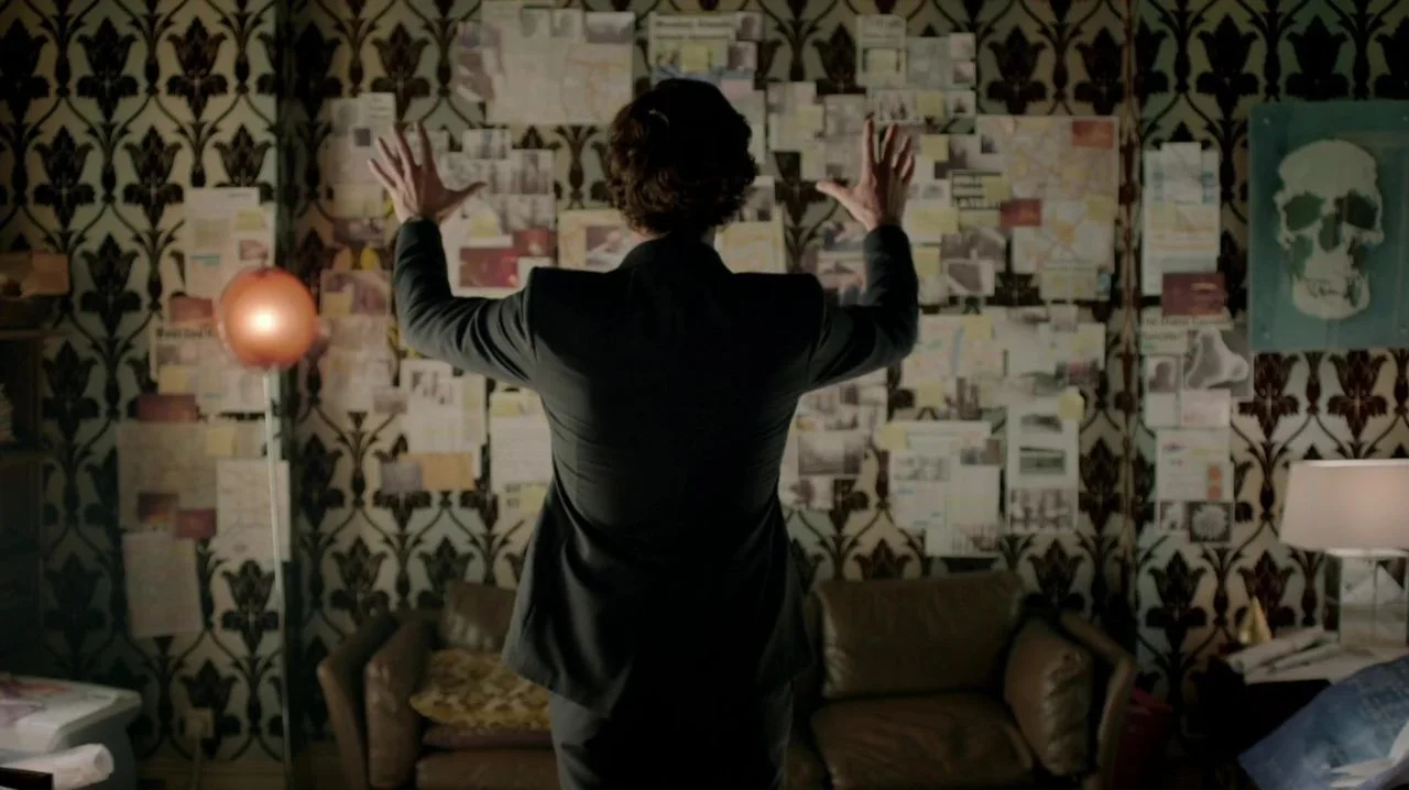 Bbc Sherlock Skull On Wall