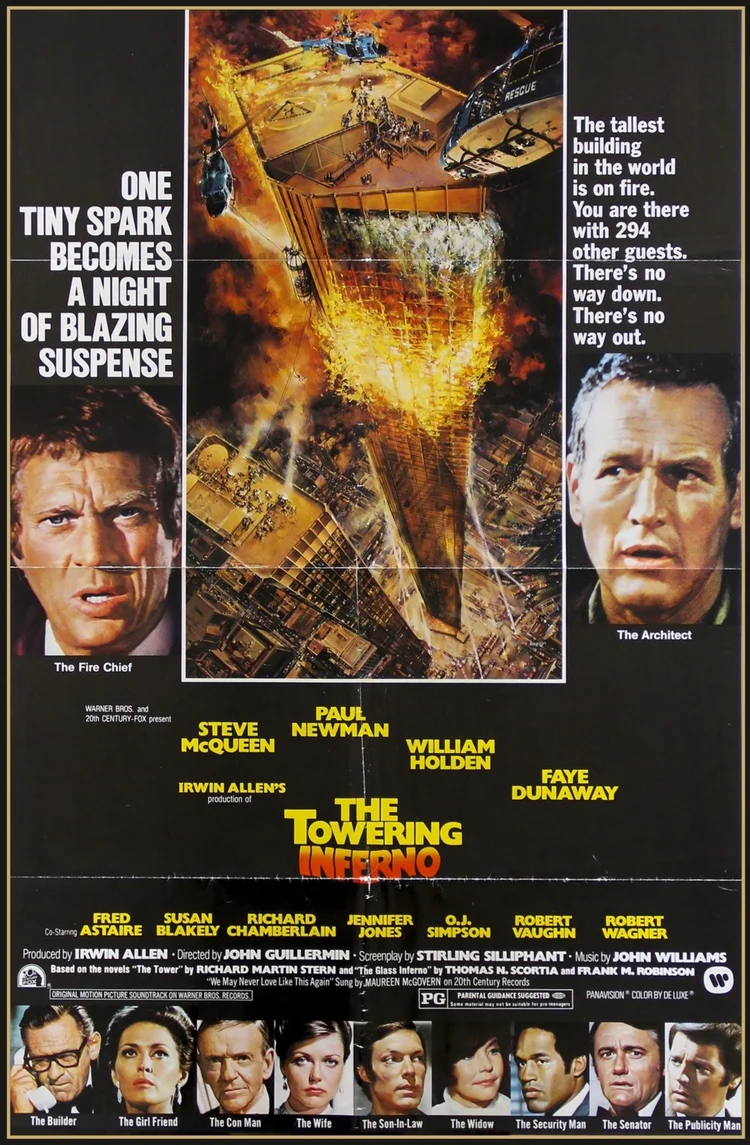 Tower-ing Fiction #9: Glass Tower, The Towering Inferno (1974) — The ...