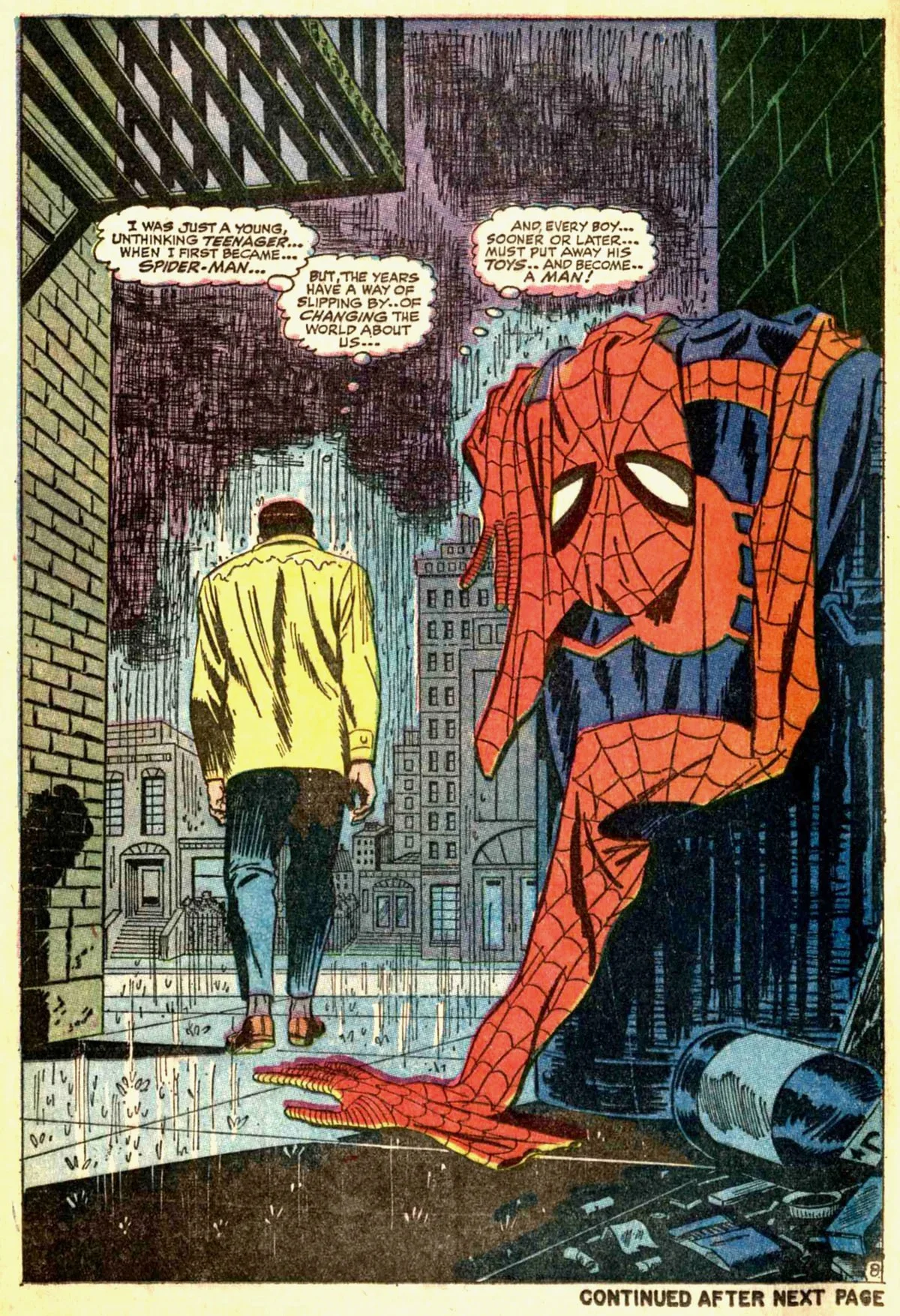 On Comics: "A Dream of Rorschach" in The Question #17 (1988) — The ...