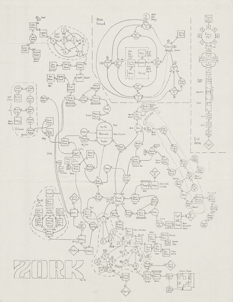 NST #778: Zork maps (1978-2023) — The Vault of Culture