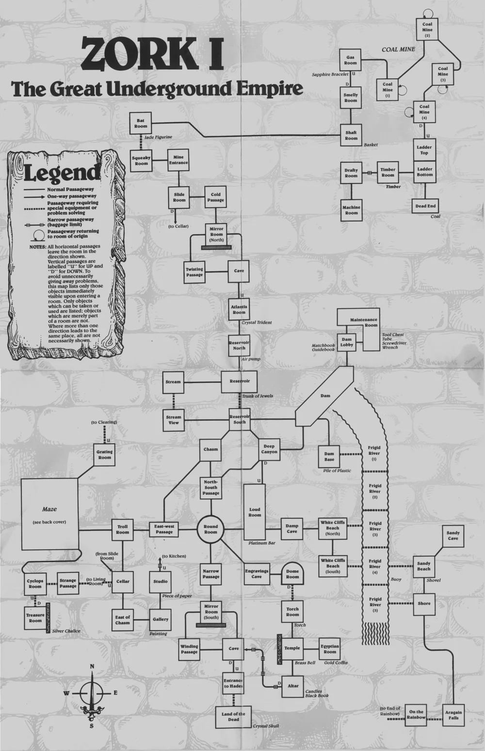 NST #778: Zork maps (1978-2023) — The Vault of Culture