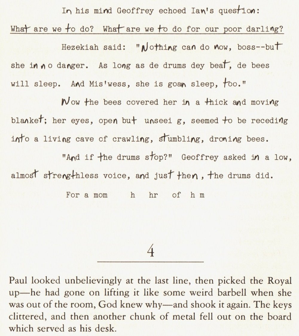 On the Page: Paul Sheldon's Typewriter in Misery (1987) — The Vault of ...