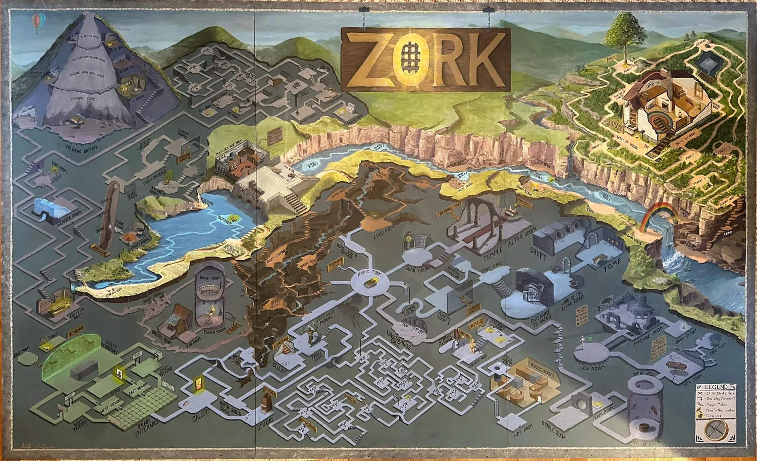 NST #778: Zork maps (1978-2023) — The Vault of Culture