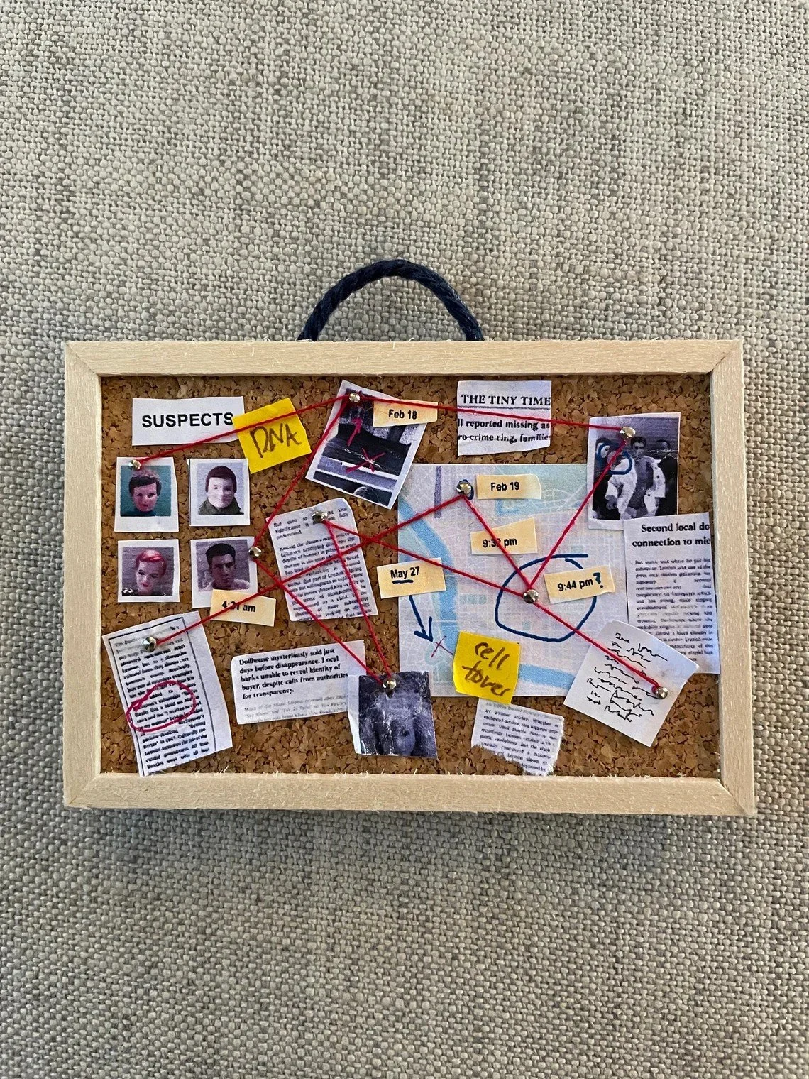NST #1024: Miniature Evidence Board (2024), by Sara Schaefer — The ...