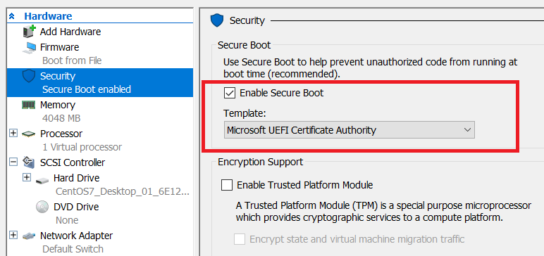 Hyper-V Error - "The image's hash and certificate are not allowed" — Not Your Dad's IT
