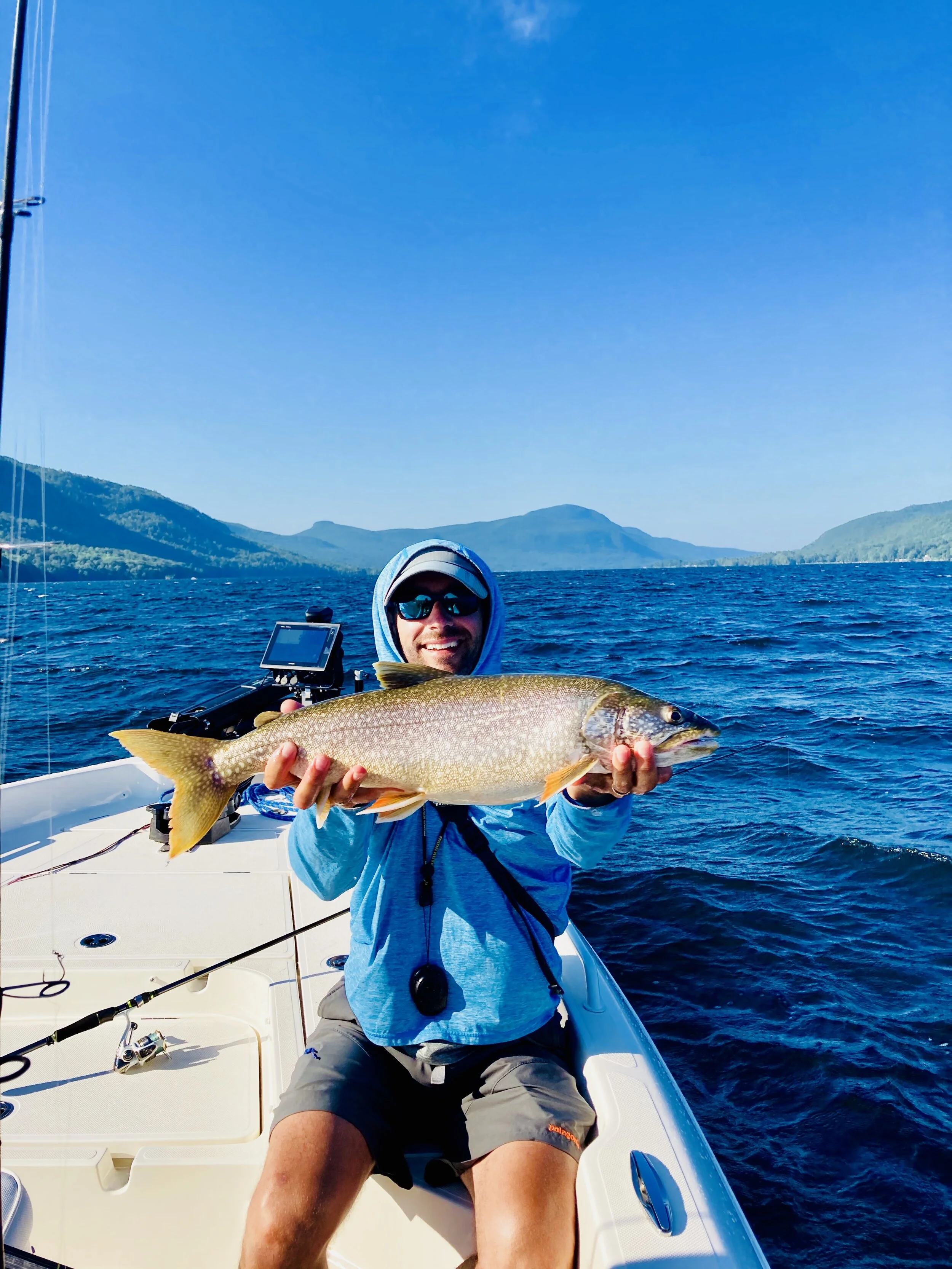 Triggering Lakers on Lake George — Freshwater Therapy Fishing Guide Service