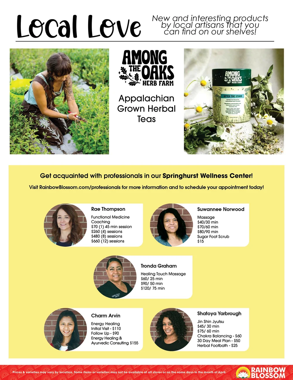 Savings — Rainbow Blossom Natural Food Markets