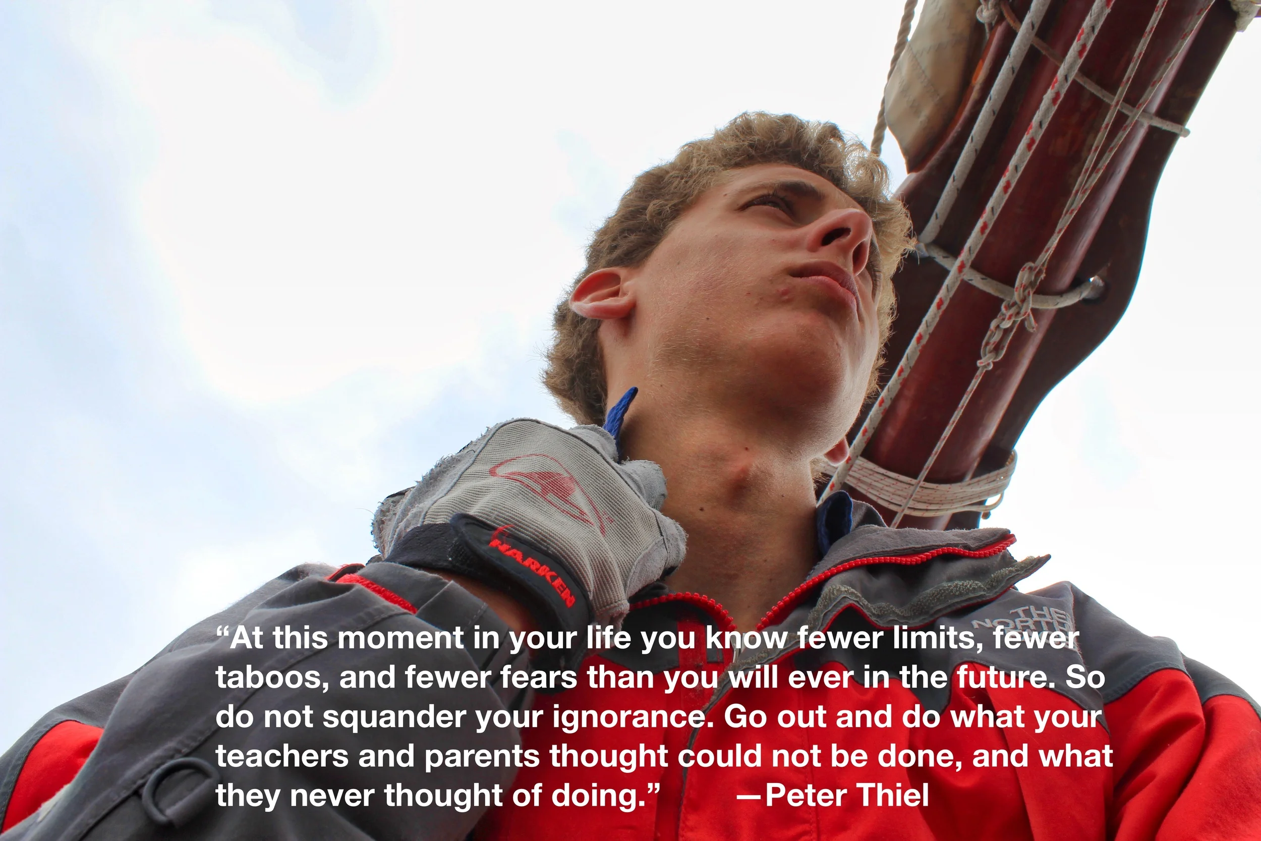 Peter Thiel On Pushing Your Limits — QBE European Sailing Expeditions ...