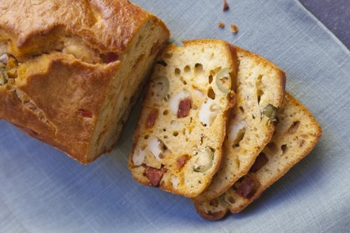 Manchego, Chorizo + Paprika Bread — Patricia Wells