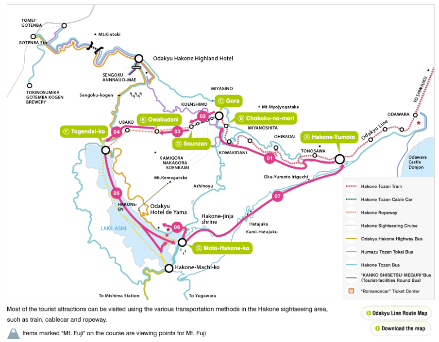 Travel Guide for Day-trip to Hakone from Tokyo - What to See and Where ...
