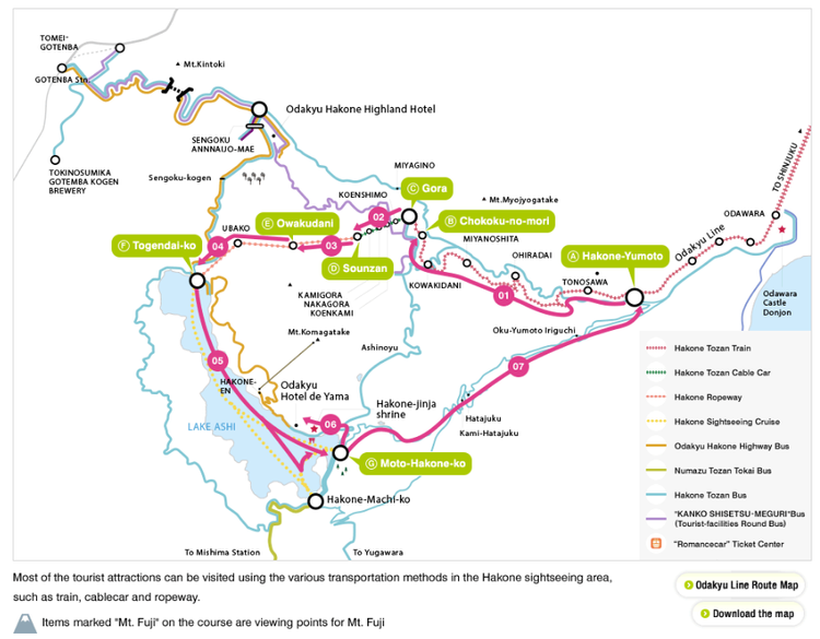 Travel Guide for Day-trip to Hakone from Tokyo - What to See and Where ...