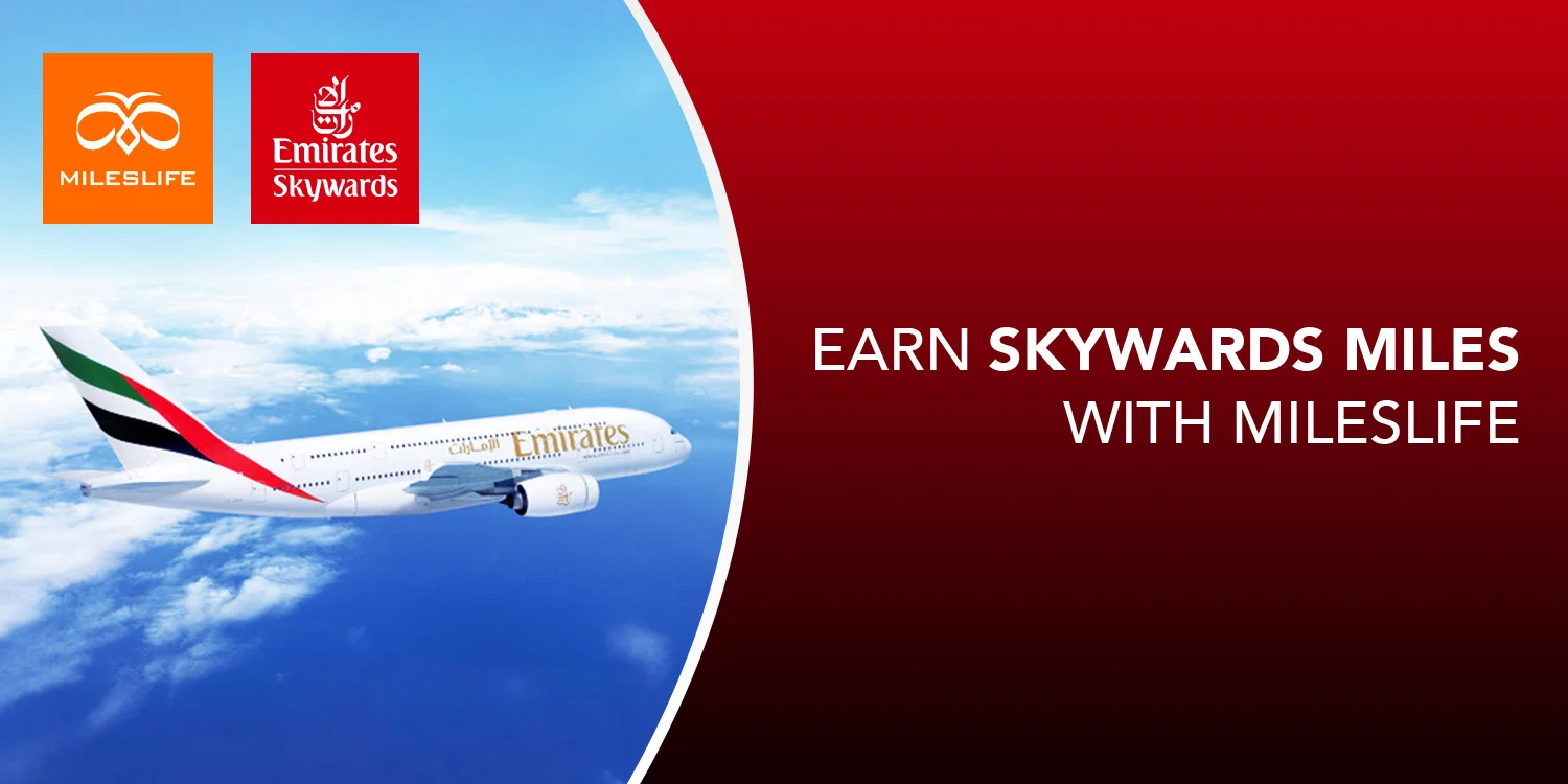 Earn Emirates Skywards Miles on Mileslife - Get 200 Free Miles Now ...