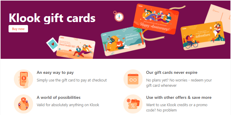 Purchase Klook e-Gift Card (No Expiry) at a 20% Discount with OCBC Card ...