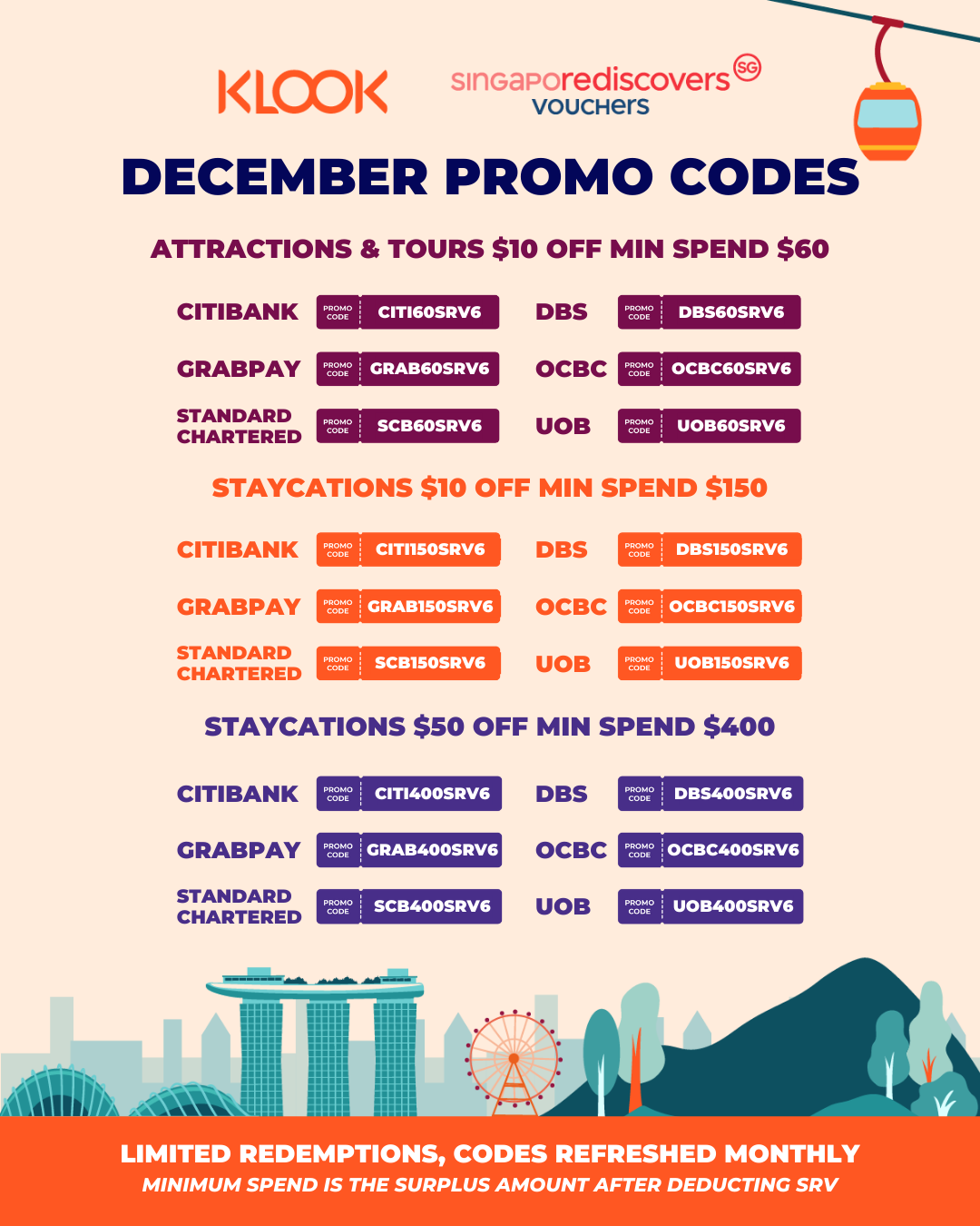 Klook Year-End Sale (Inc. InterContinental Singapore and Mandarin ...
