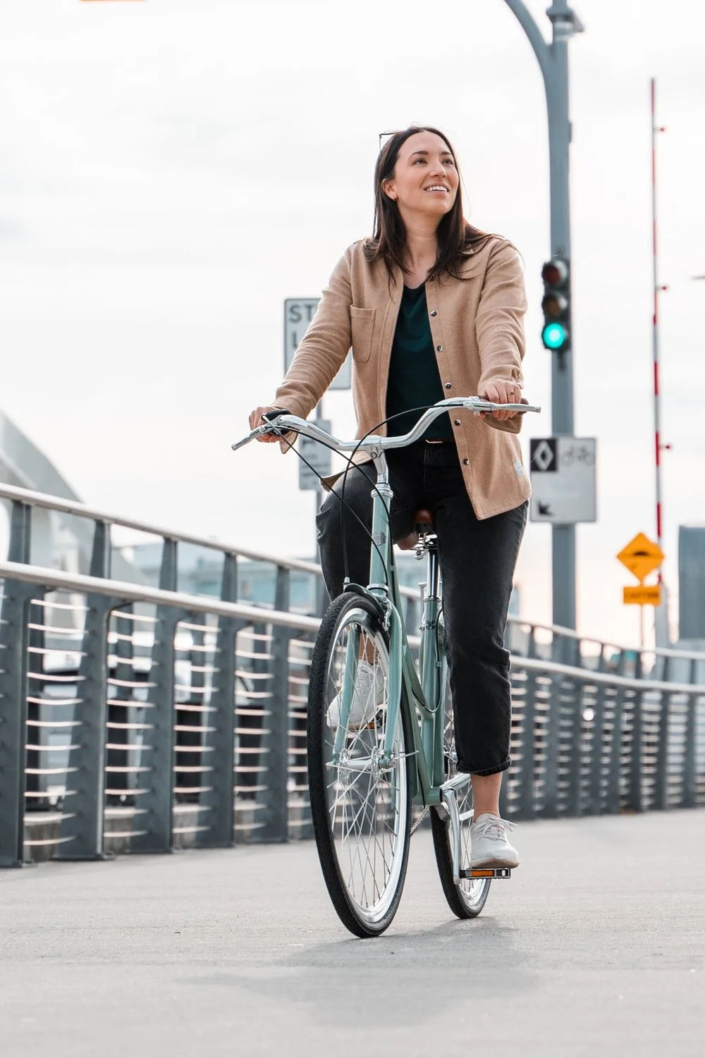 Seafoam Step-Through Bike | Stylish 3-Speed Cruiser | Lochside Cycles ...