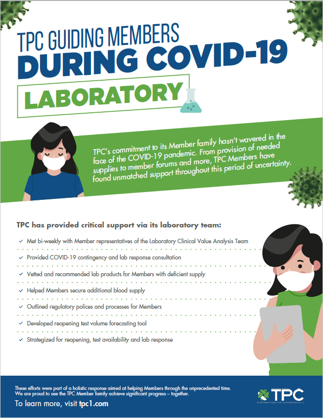 TPC Guiding Members During COVID-19 - Laboratory — TPC