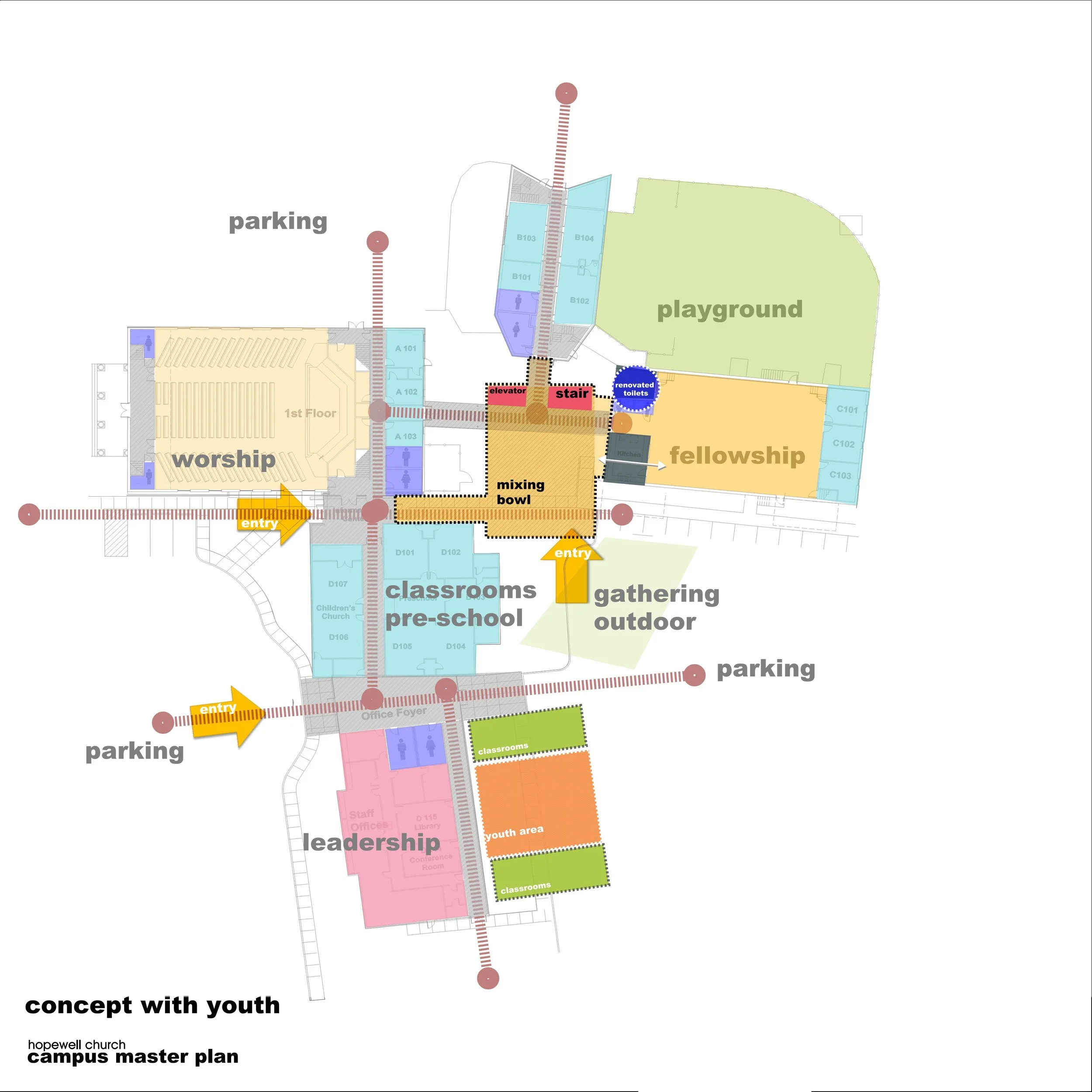 Hopewell Baptist Church - Masterplan — architect WORKSHOP