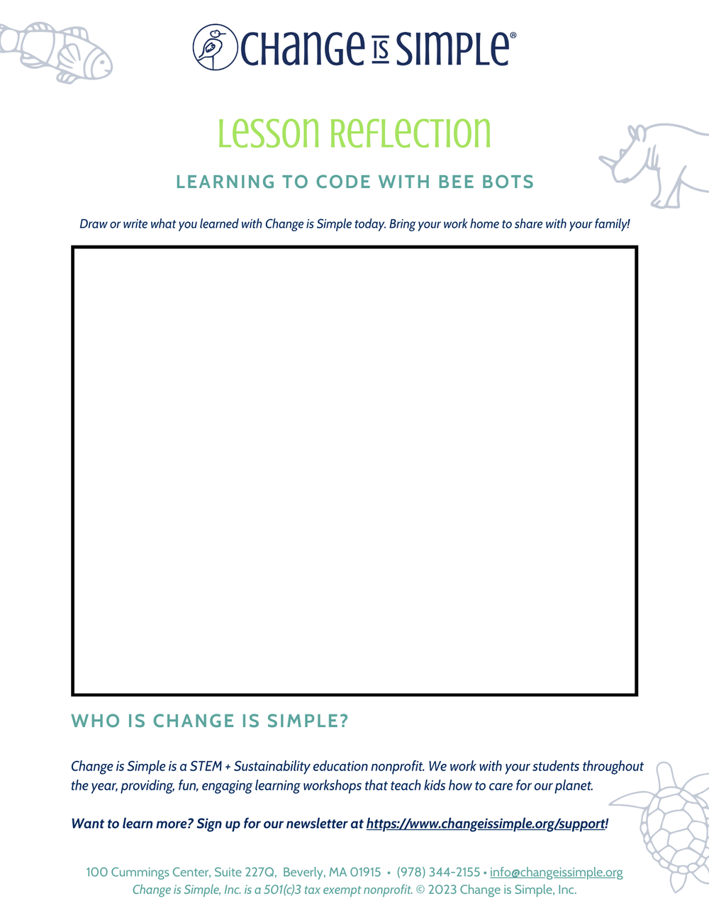 Lesson: Pollination 2 (Coding with BeeBots) — Change is Simple