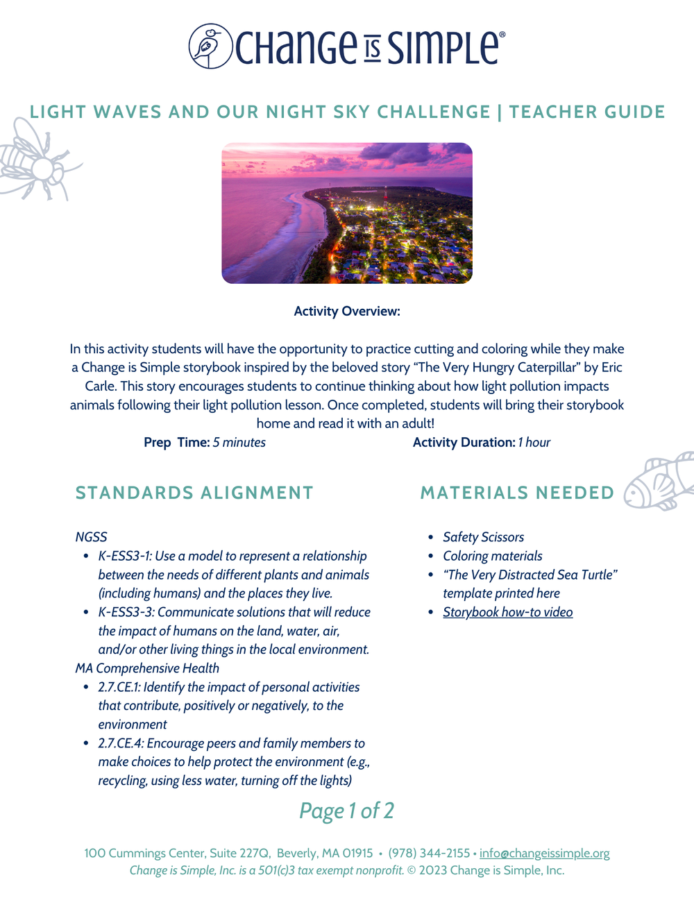 Lesson: Light Pollution — Change is Simple