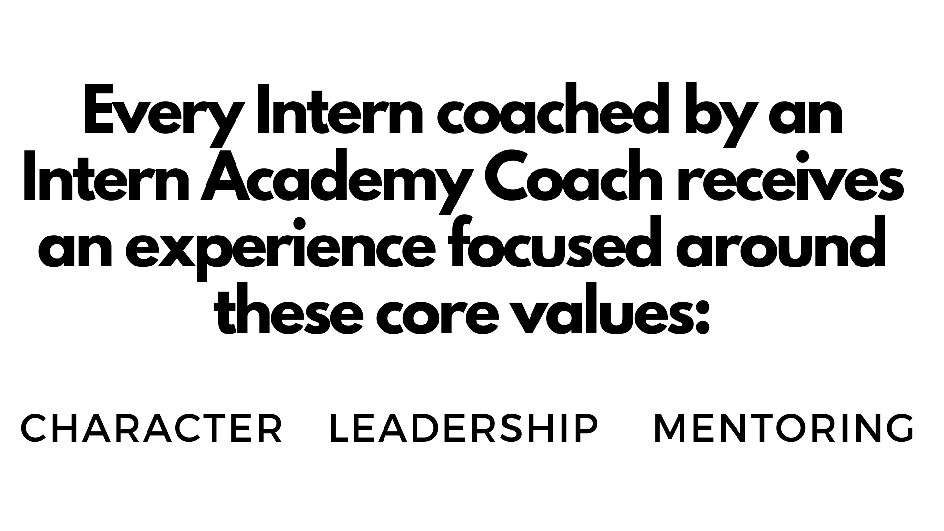 Intern Academy