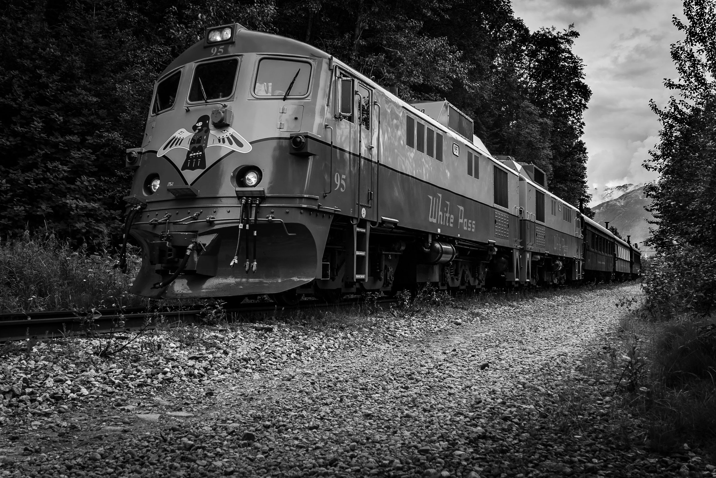 The old White Pass train — Small Town Big World