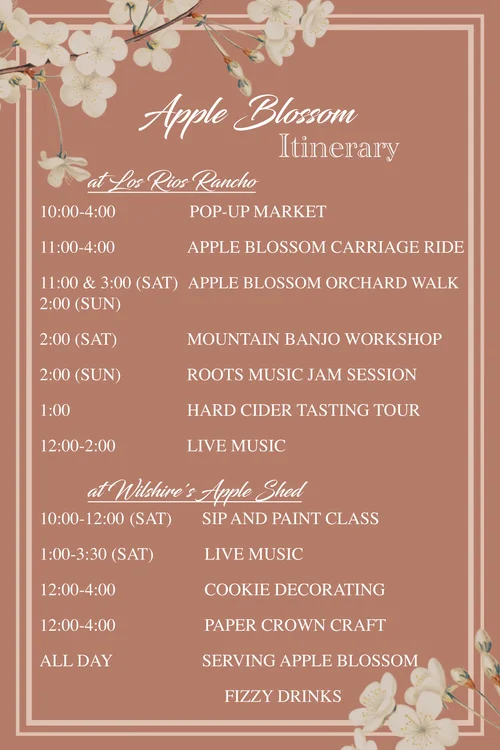 Apple Blossom Festival — Los Rios Rancho