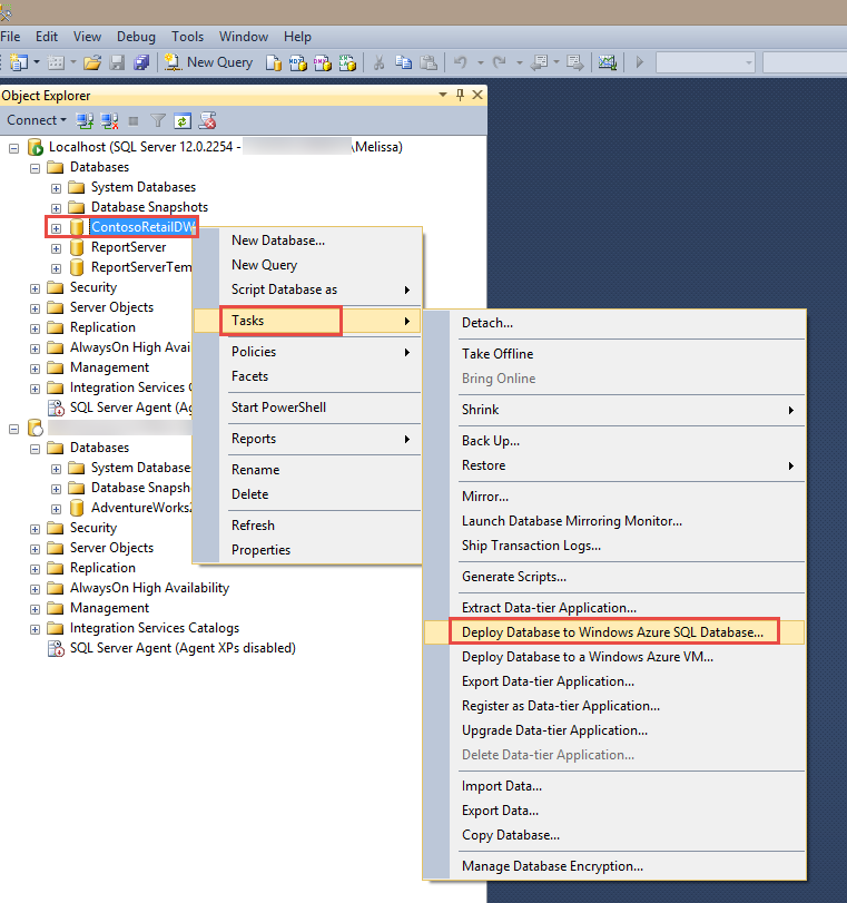 Resolving Errors from Deployment of Database to Azure SQL DB — SQL Chick