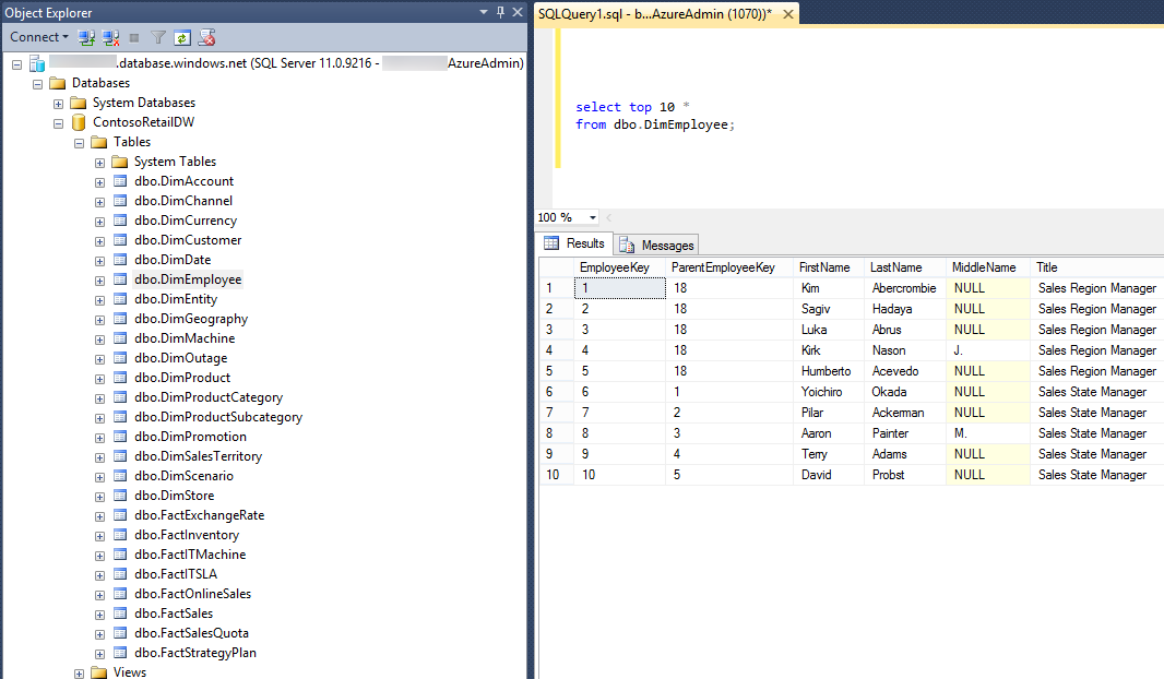 Resolving Errors from Deployment of Database to Azure SQL DB — SQL Chick