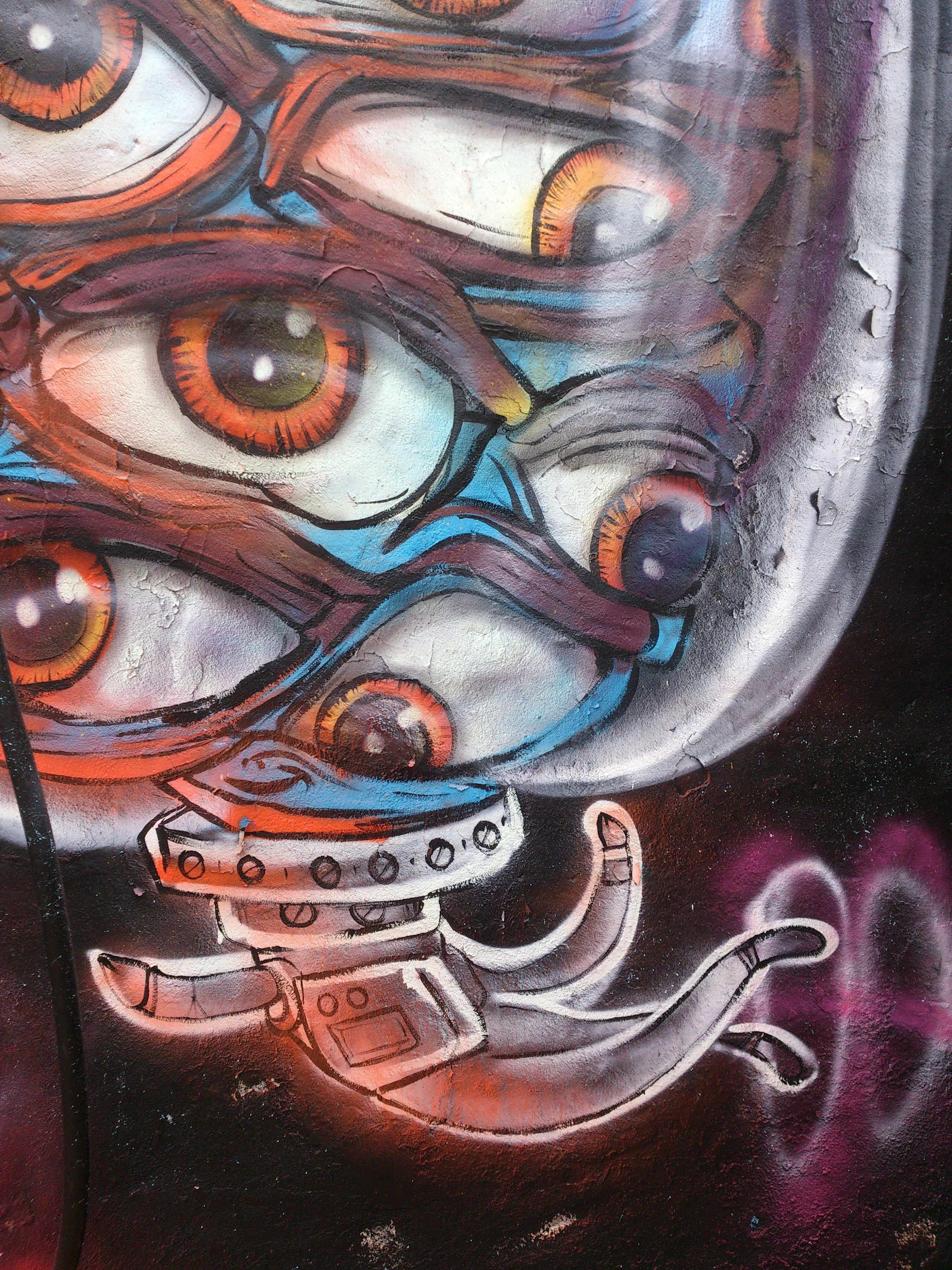 Painted this observant spaceman live at an event last night. — Sam ...