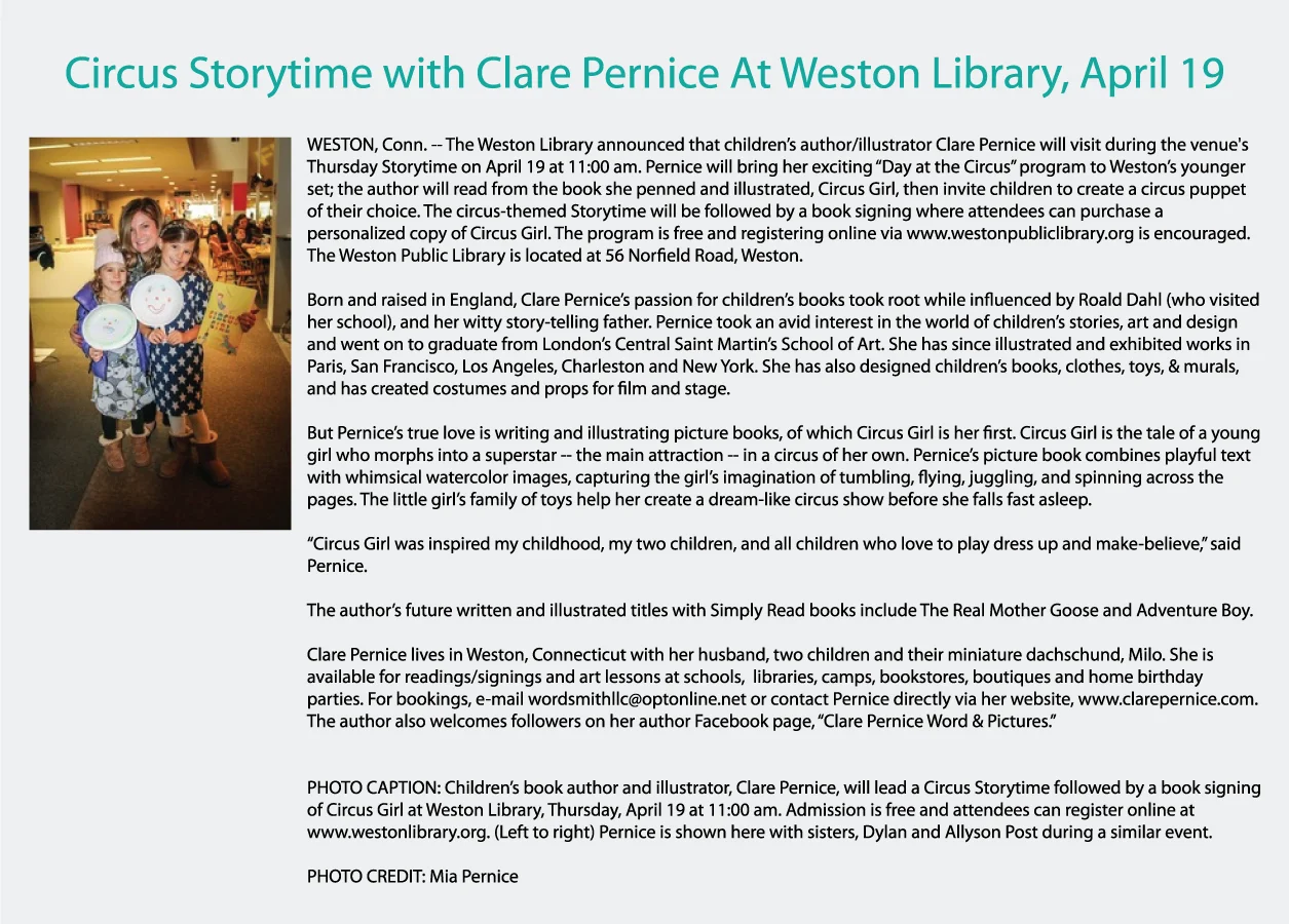 Events — clare pernice