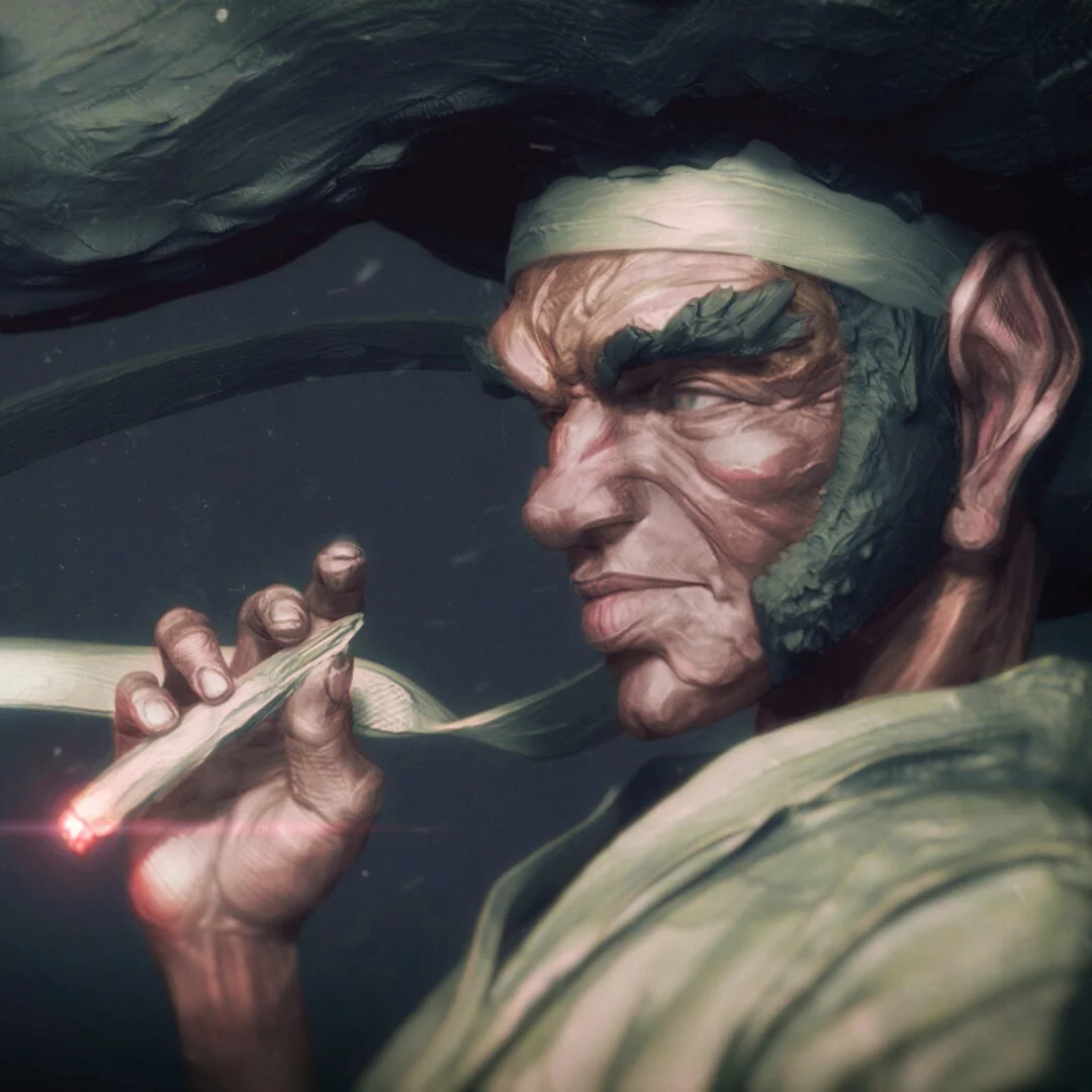 Afro Samurai Justice Smoking