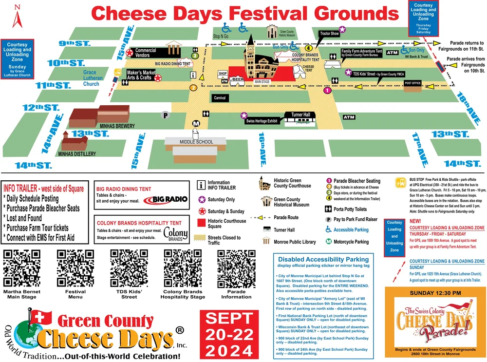 Festival Map — CHEESE DAYS