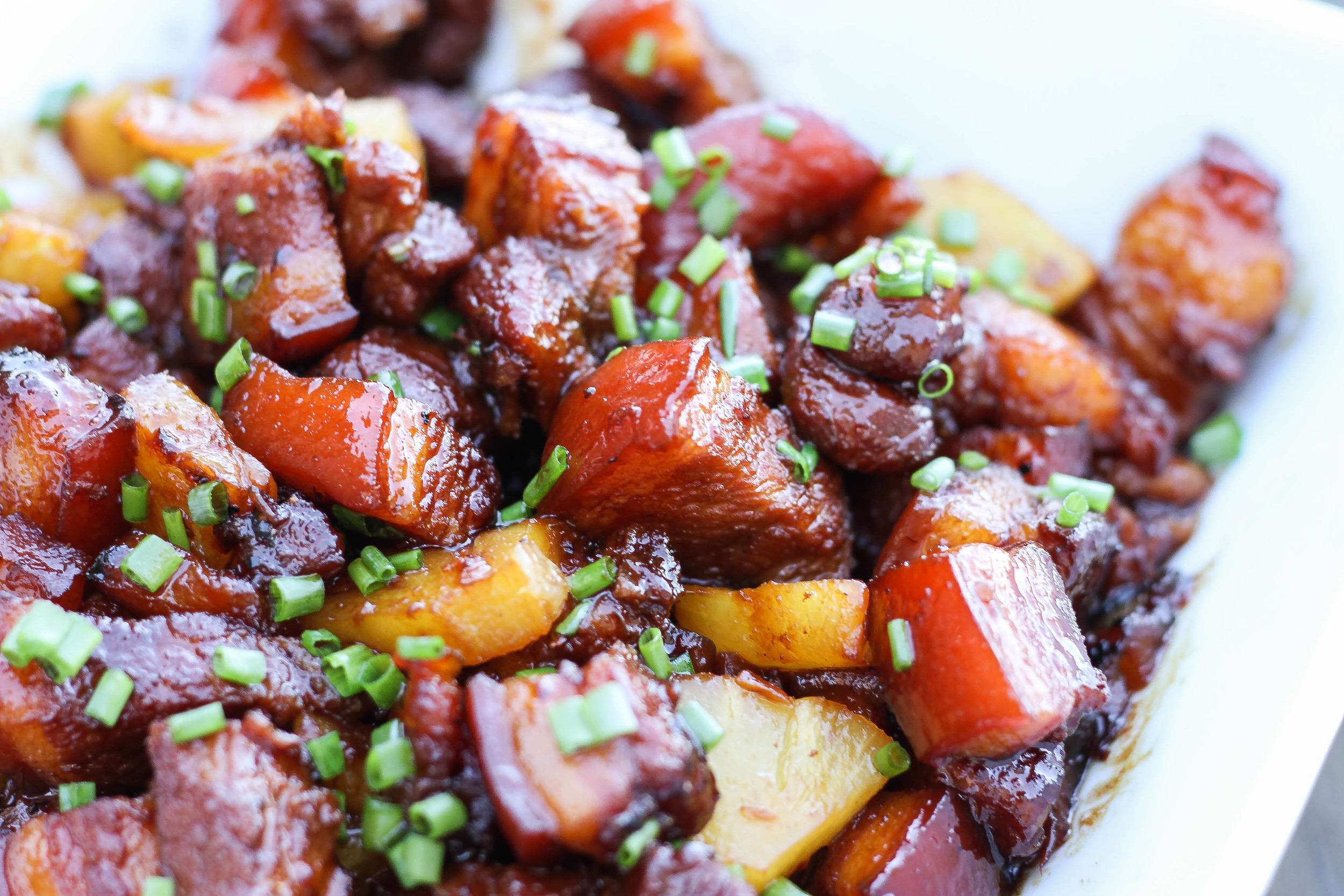 Vietnamese Caramelized Pork Belly and Pineapple (Thit Kho Thom) — Vicky ... Vietnamese Caramelized Pork Belly and Pineapple (Thit Kho Thom) — Vicky ...
