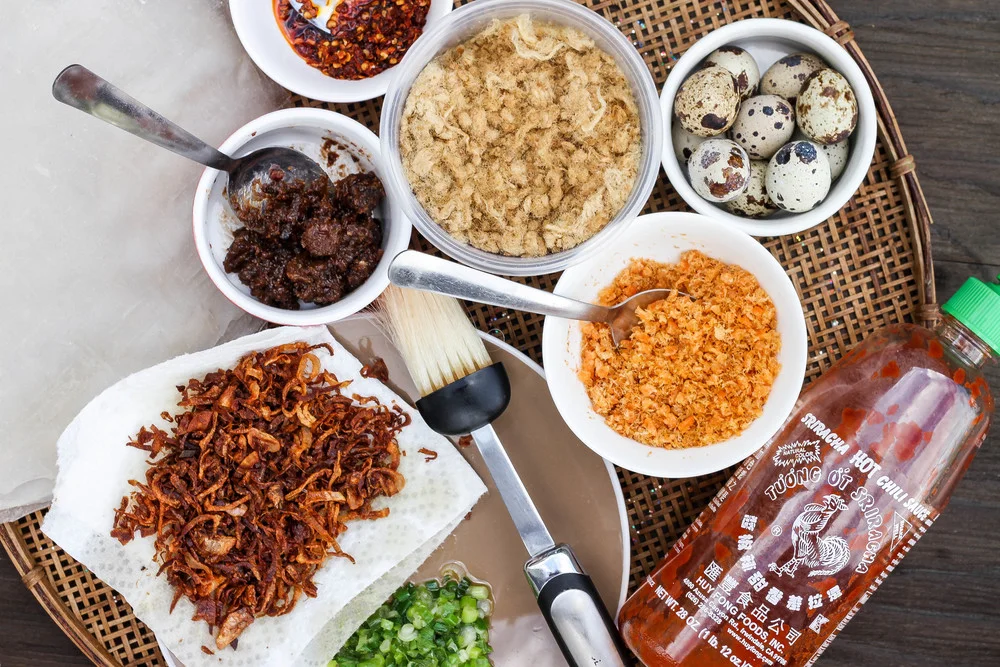 Vietnamese Pizza | Grilled Vietnamese Rice Paper With Egg, Meat, and ...