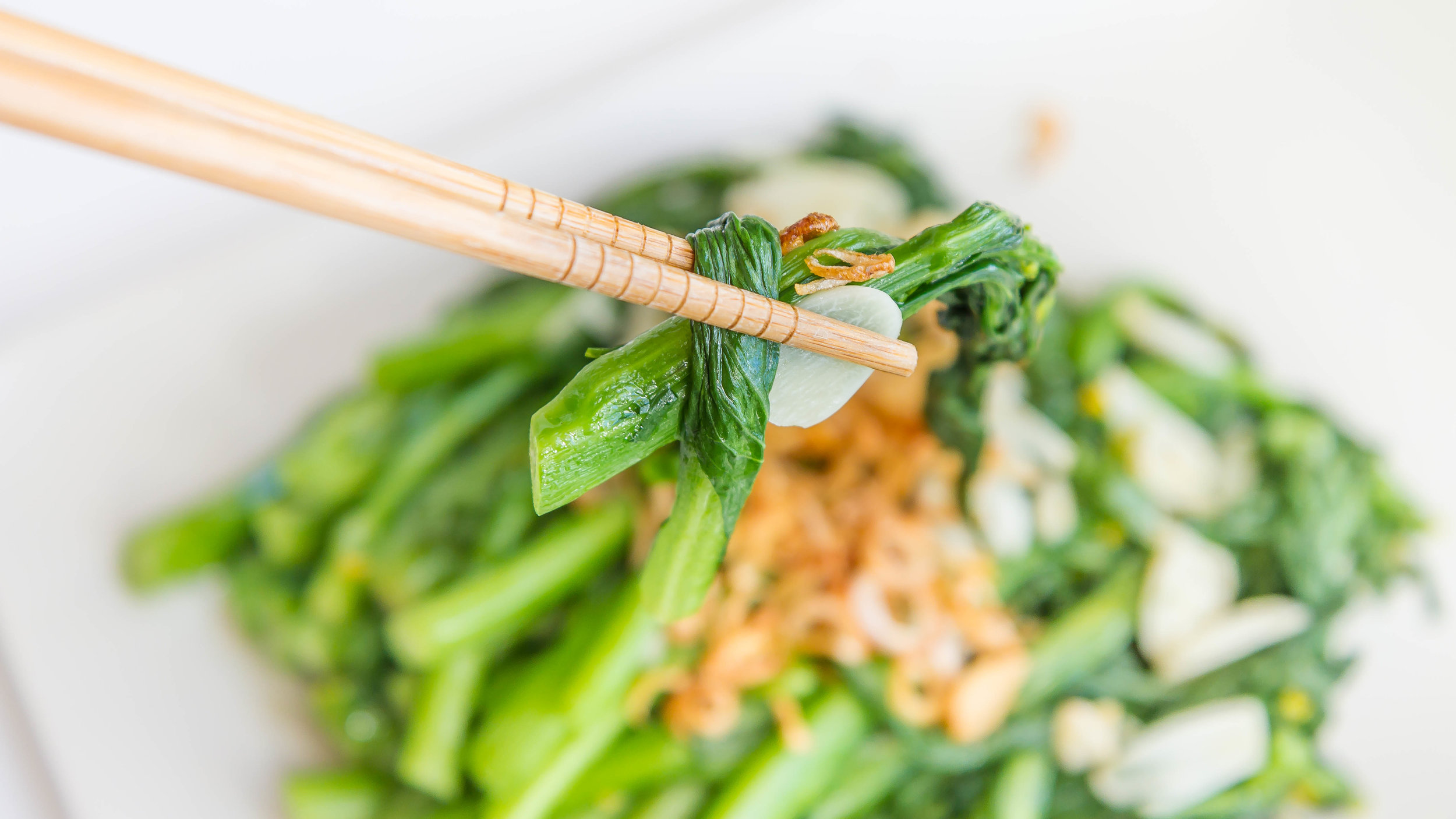 Simple Choy Sum & Garlic Stir-Fry — Vicky Pham