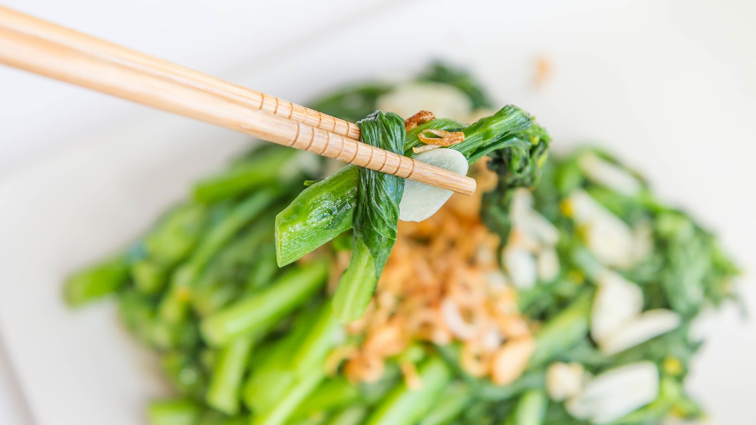 Simple Choy Sum & Garlic Stir-Fry — Vicky Pham