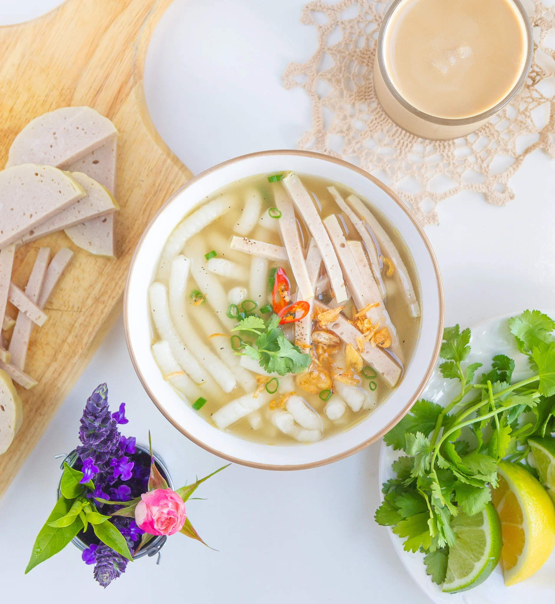 Vietnamese Banh Canh Noodles from Scratch (Cach Lam Soi Banh Canh ...