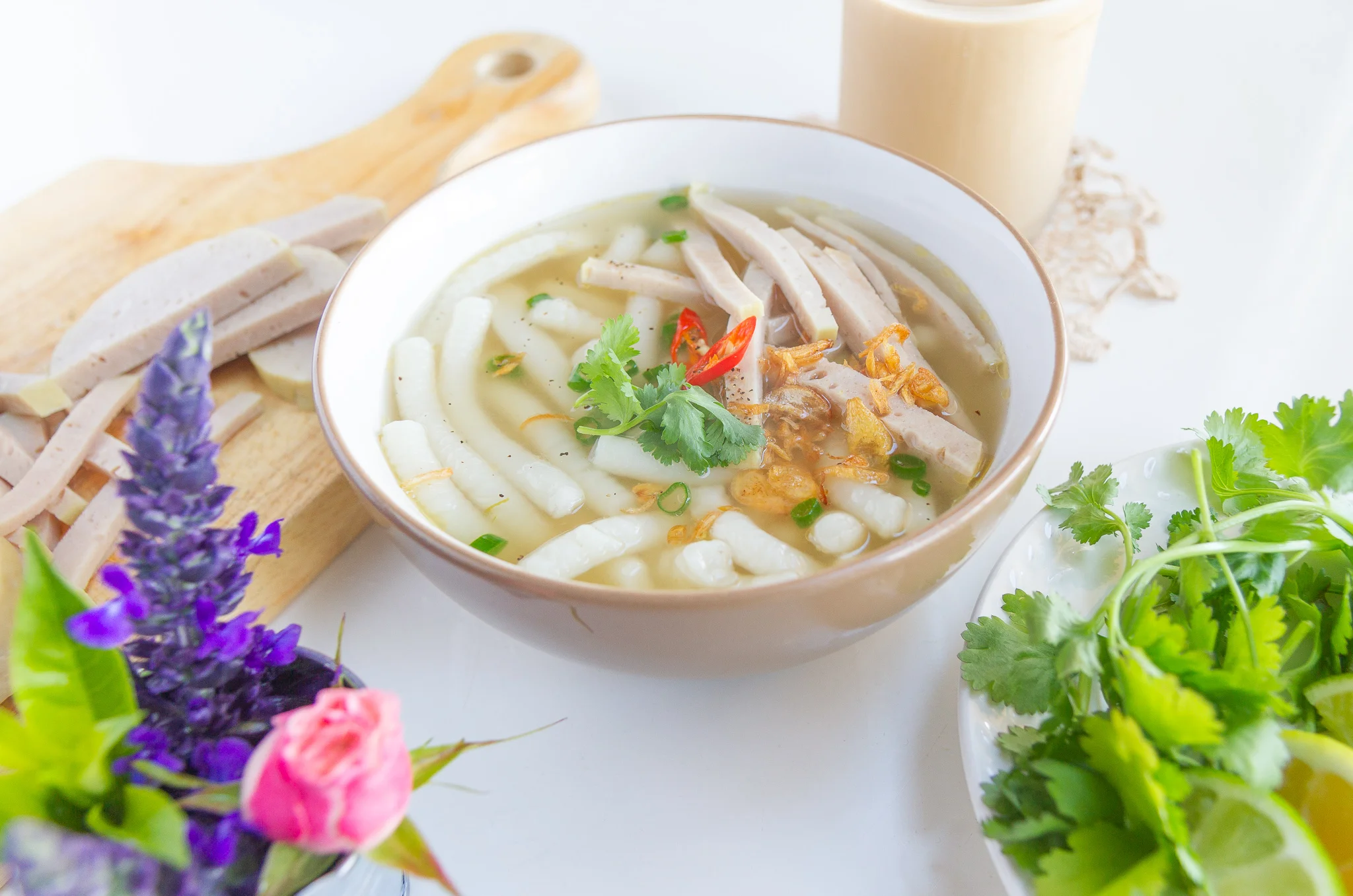 Vietnamese Banh Canh Noodles from Scratch (Cach Lam Soi Banh Canh ...