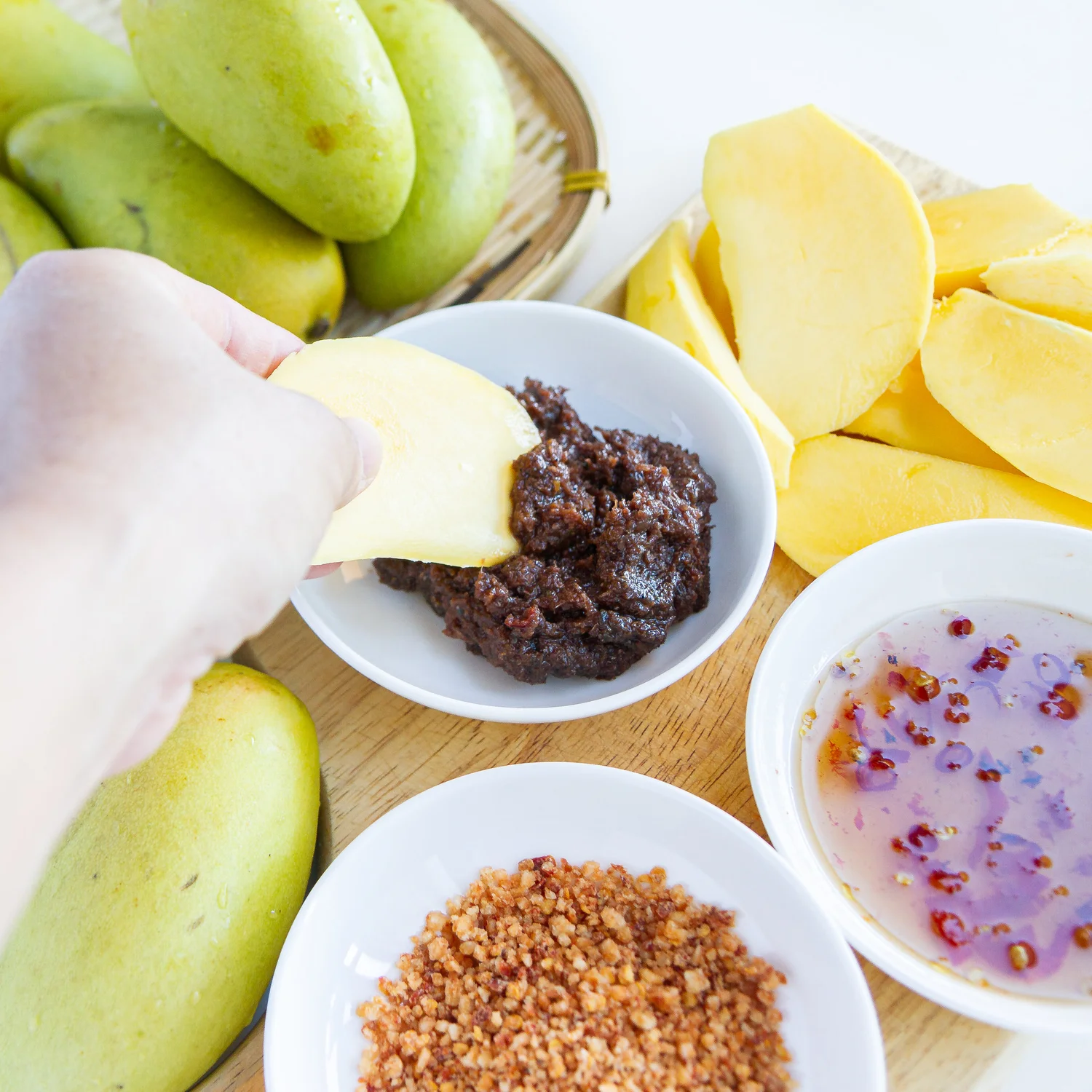 Four Popular Vietnamese Unripe Green Mango Dipping Sauces — Vicky Pham