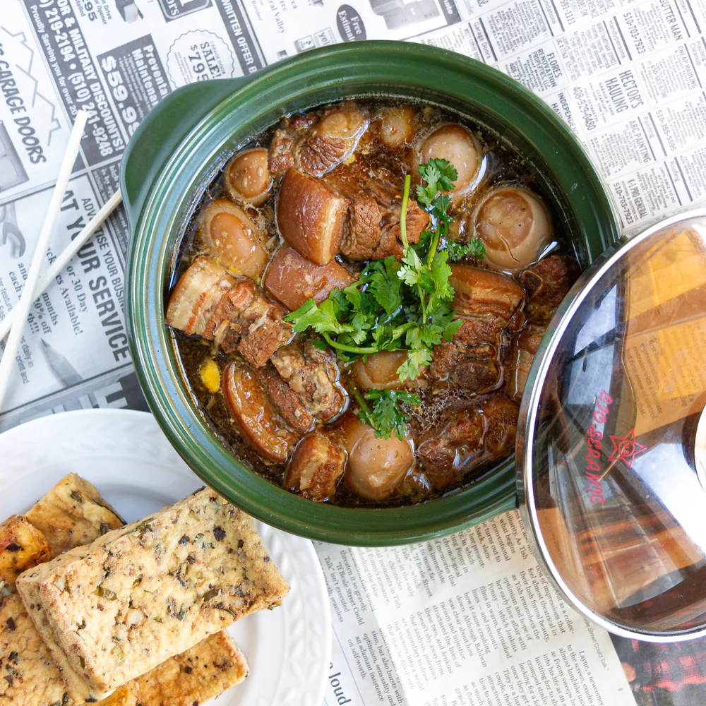 Vietnamese Caramelized and Braised Pork Belly with Eggs (Thit Kho Tau ...
