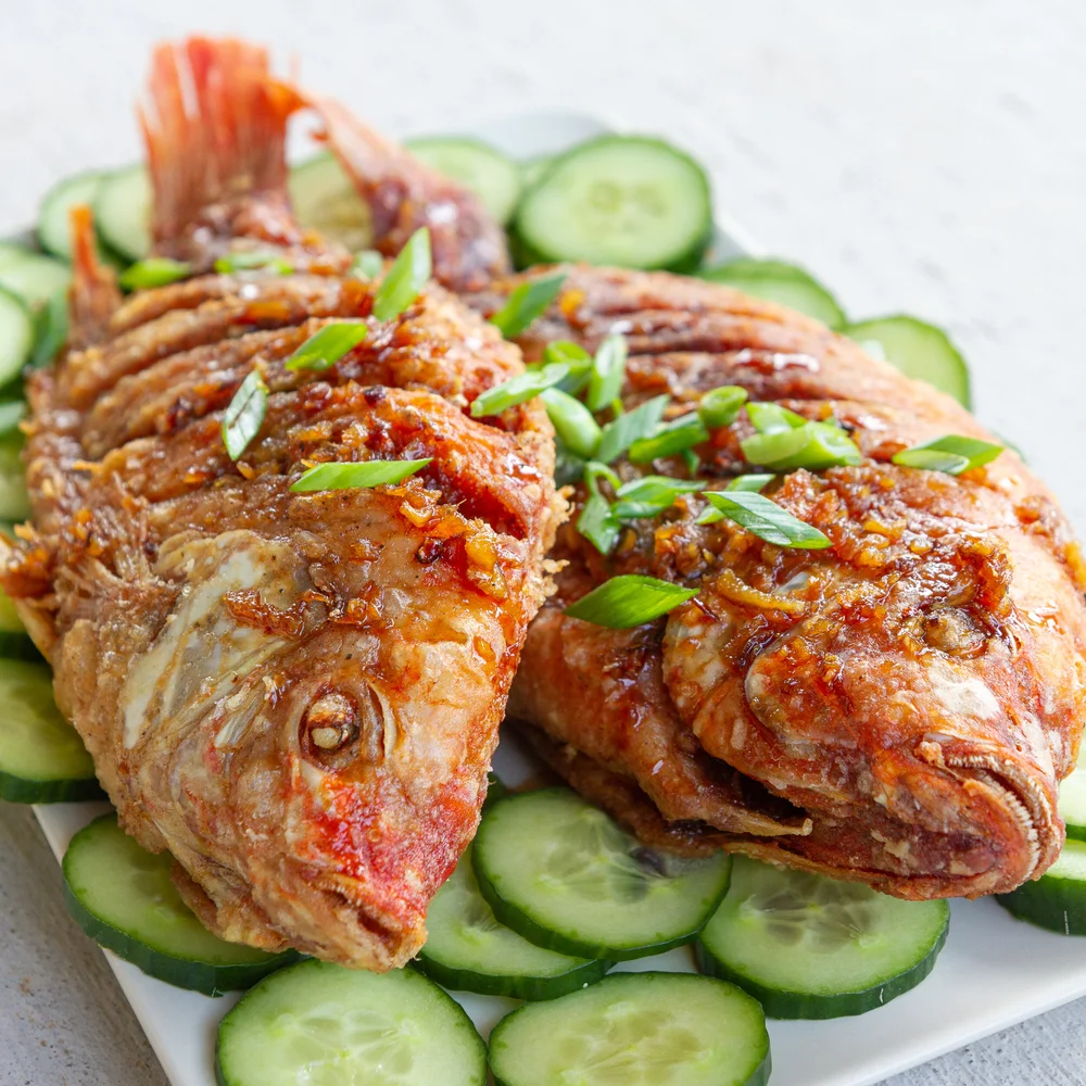 Vietnamese Fried Fish with Soy Sauce (Cá Chiên Xì Dầu) — Vicky Pham