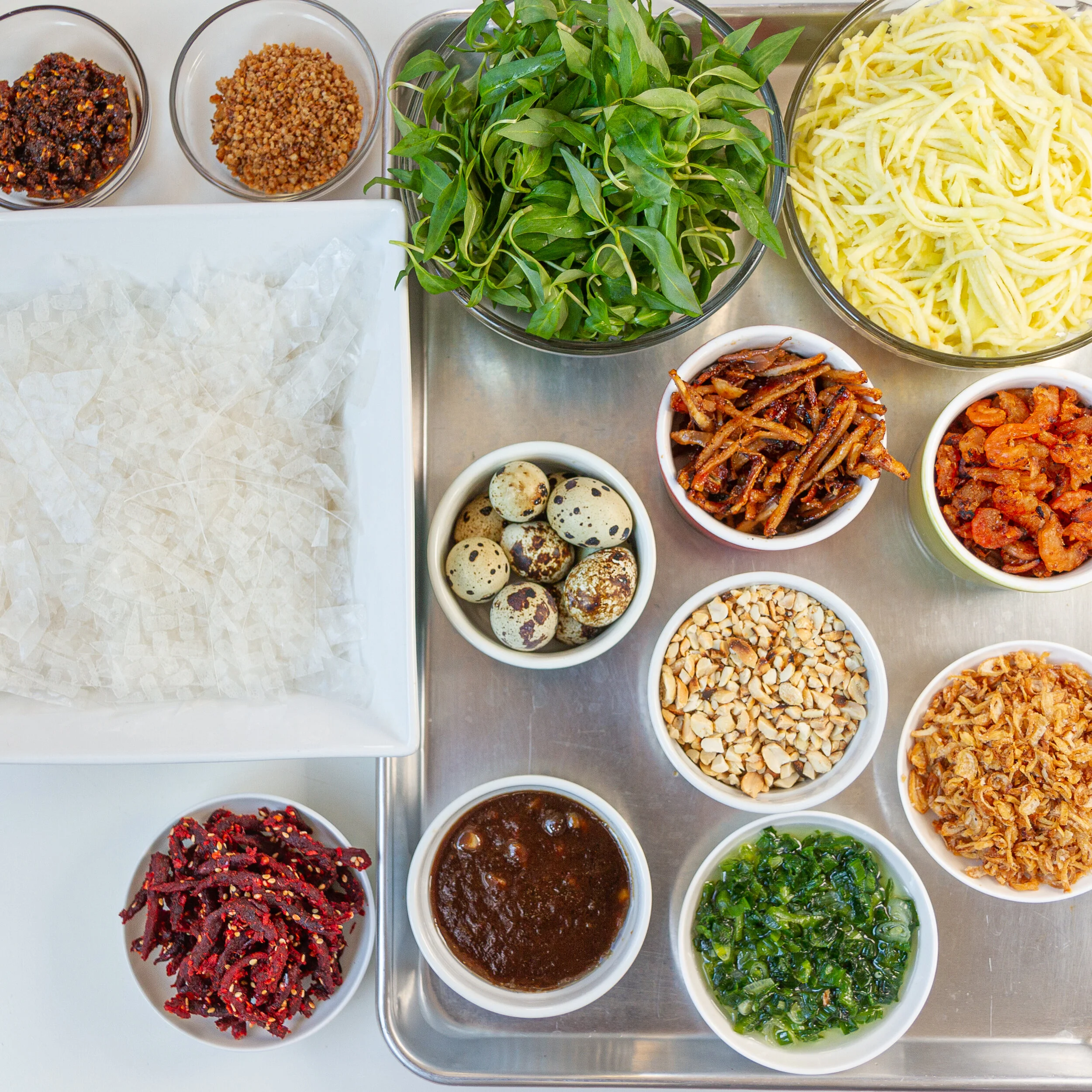 Vietnamese Rice Paper Salad (Bánh Tráng Trộn) — Vicky Pham